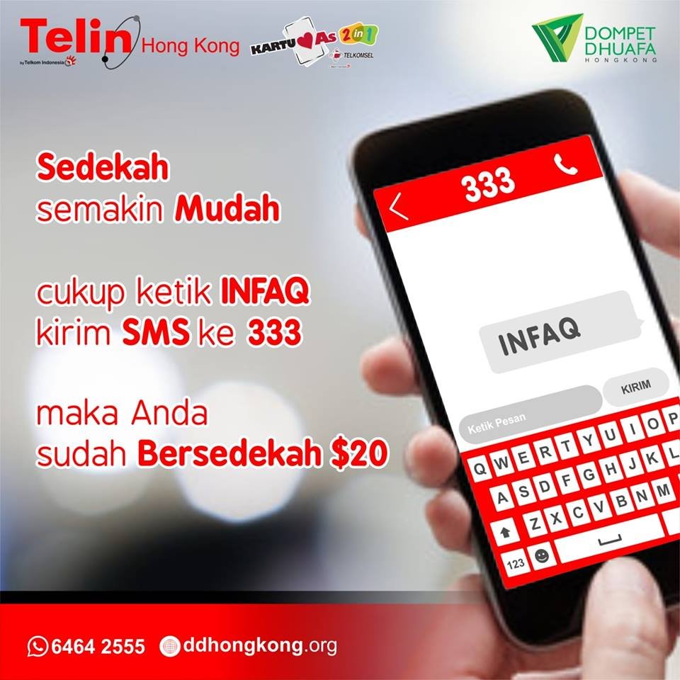 Telin Hong Kong Serahkan HK$16 Ribu Donasi Pelanggan ke DDHK – DDHK News