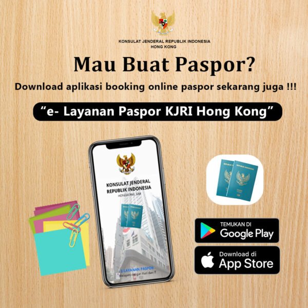 Ini Cara Booking Online Paspor di KJRI Hong Kong dan Aplikasinya – DDHK News